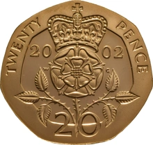 2002 Proof Gold 20p Coin - From €1,226