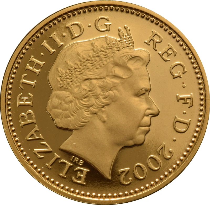 Proof Gold 1p Coin - From €923.70