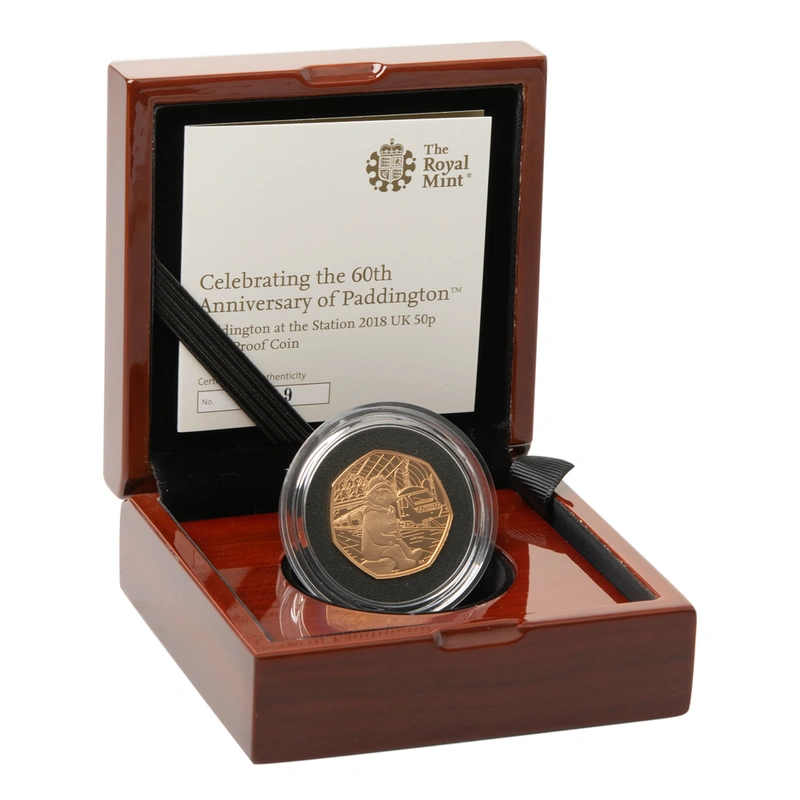 2018 Paddington Proof 50p Gold Coin - From €1,996