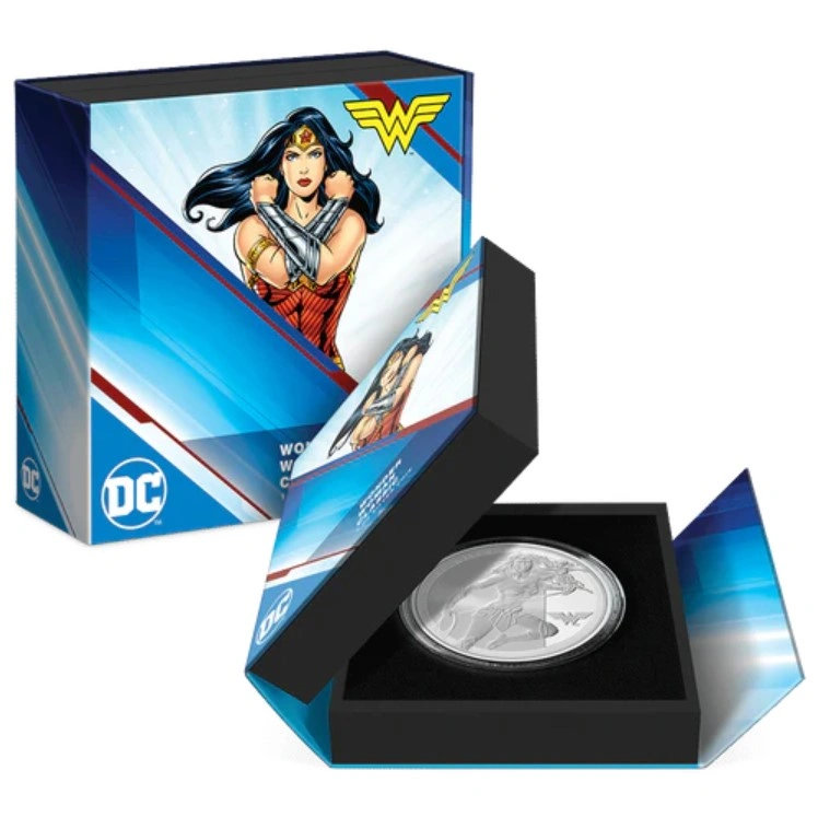 2023 Proof Wonder Woman Silver Coin 1oz Boxed - From €210.82
