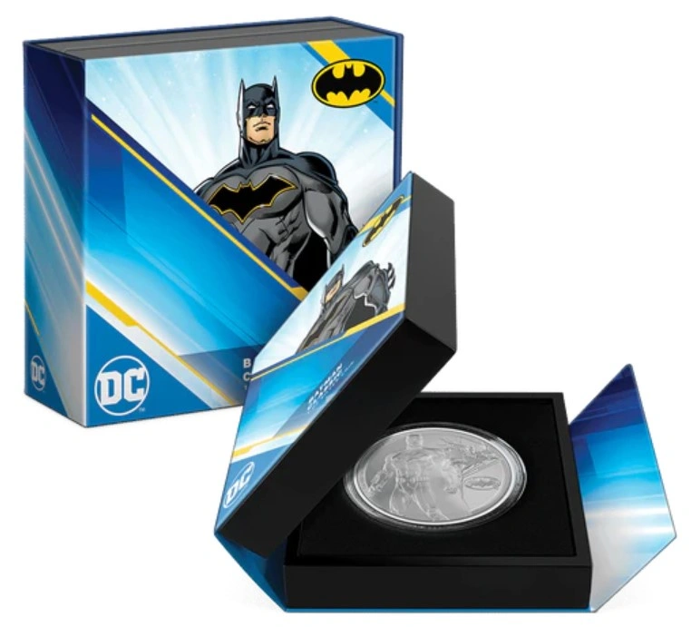 2022 Proof Batman Silver Coin 1oz Boxed - From €177.49