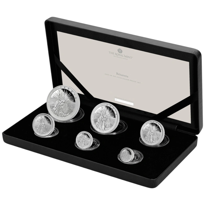 2025 Silver Britannia Six-Coin Proof Set - From €332.72