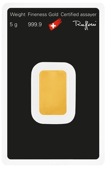 Argor-Heraeus 5g Gold Bar - From €670.00
