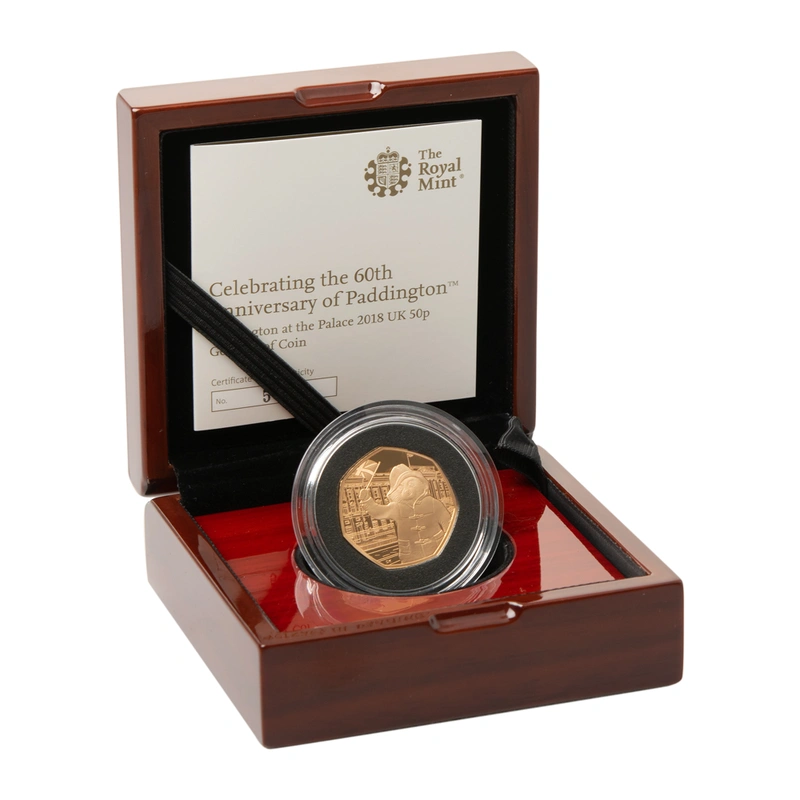 2018 Padding Proof Gold 50p Coin - From €2,312