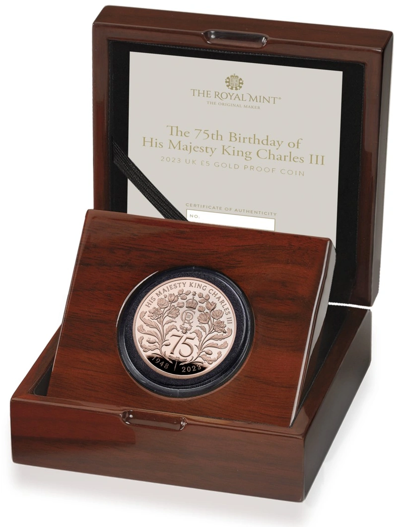2023 75th Birthday Proof Gold Crown - From €4,537