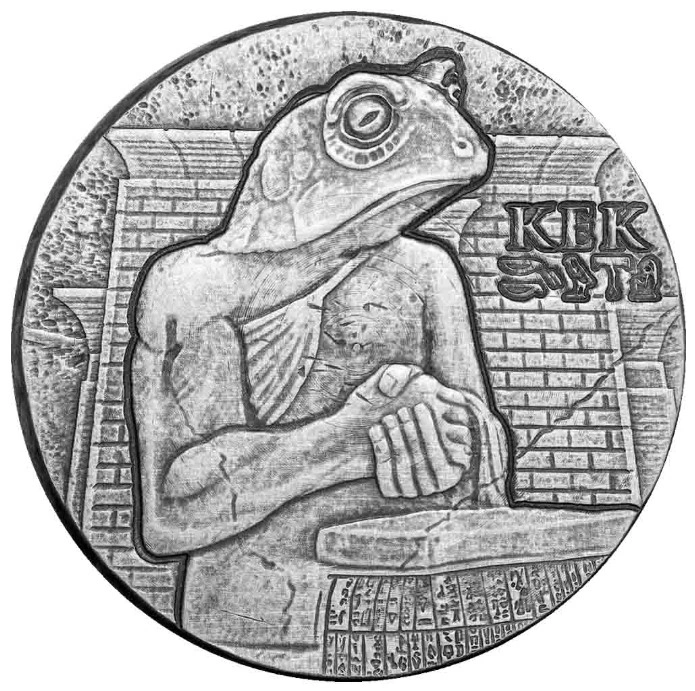 Egyptian Relics Kek Silver Coin 5oz - From €466.05