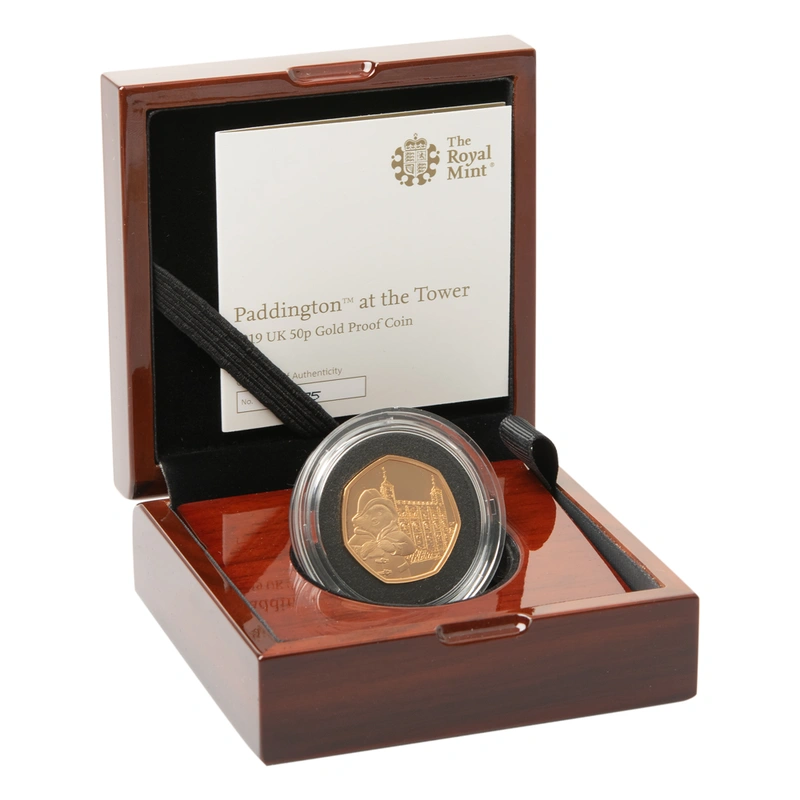 2019 Paddington Proof Gold 50p Coin - From €2,168