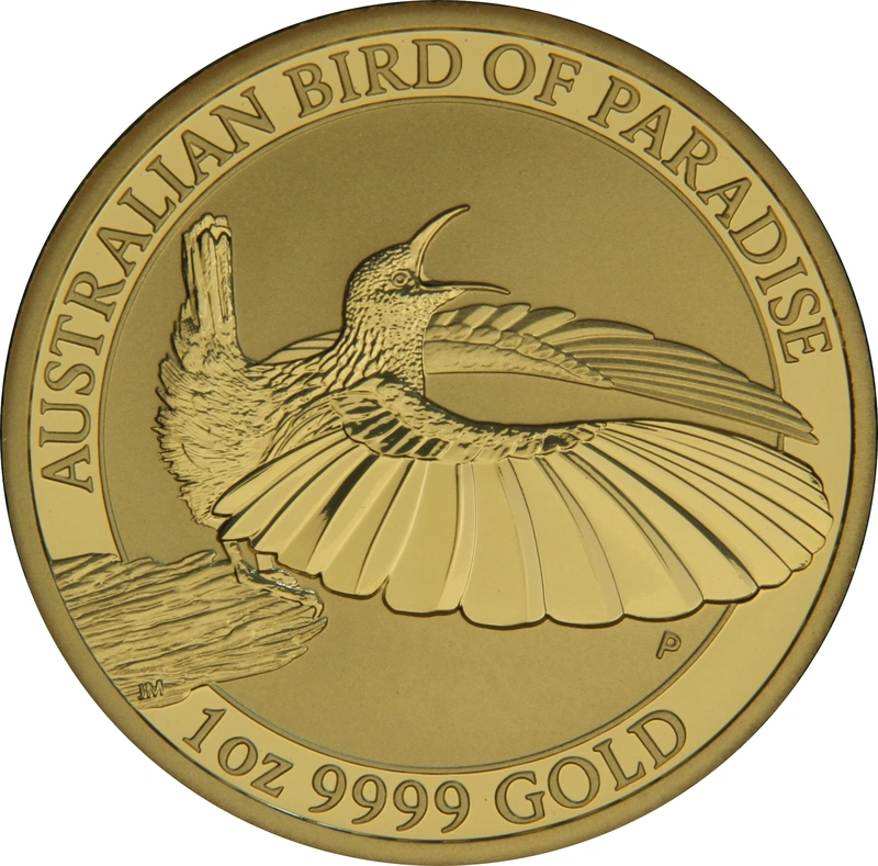 2018 Bird Of Paradise 1oz Gold Coin - From €3,993