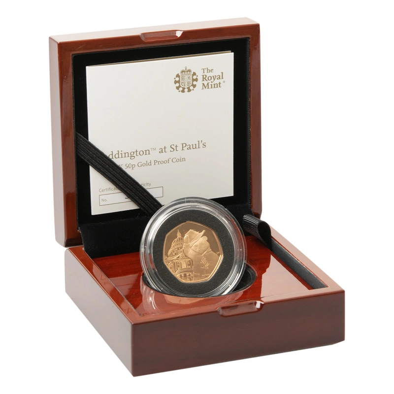 2019 Paddington Proof Gold 50p Coin - From €2,304