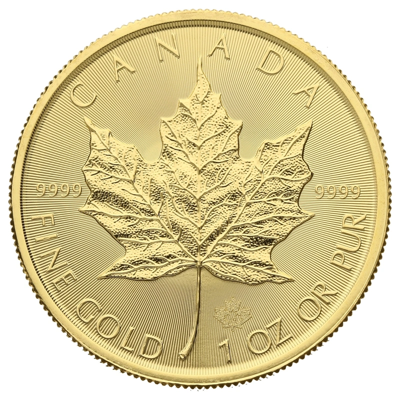 2019 Canadian Maple Leaf Gold Coin 1oz - From €4,006