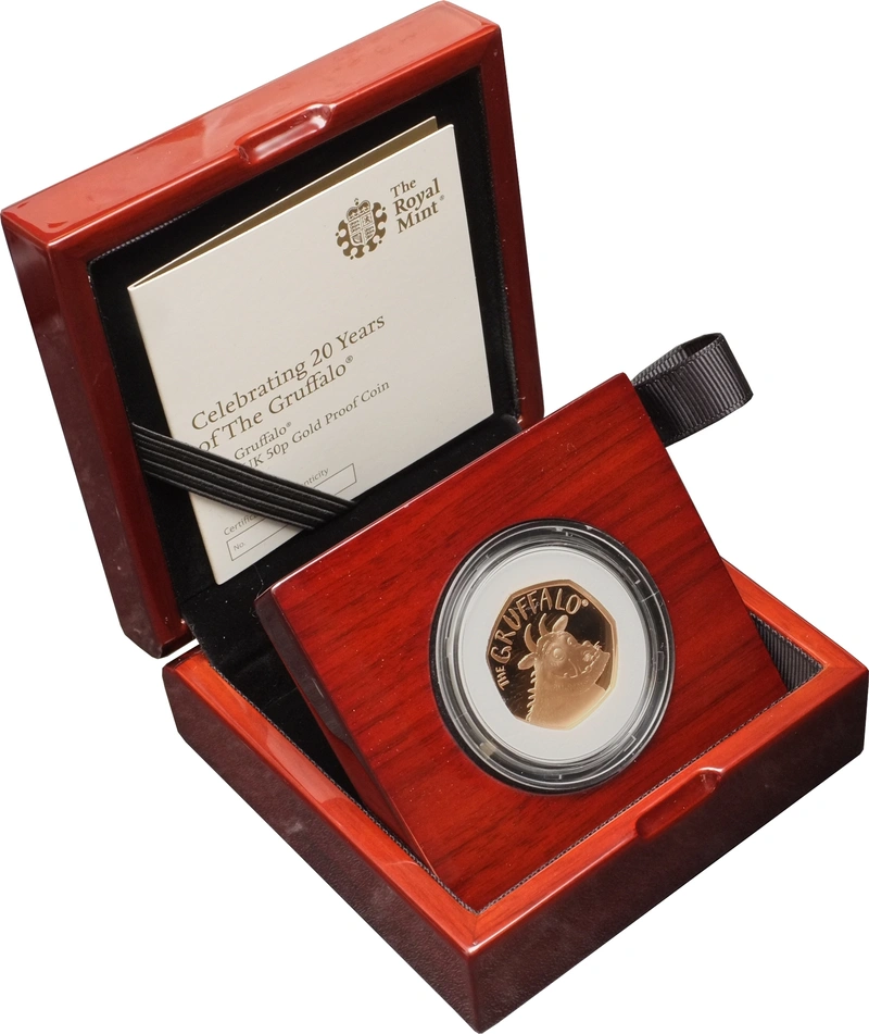 2019 Gruffalo Proof Gold 50p Coin - From €2,545