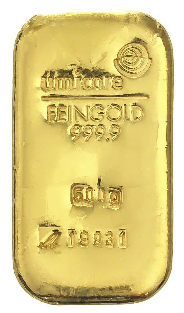 Sell 500 Gram Gold Bars - Up to €22,409 - Sell Gold Bullion & Silver ...