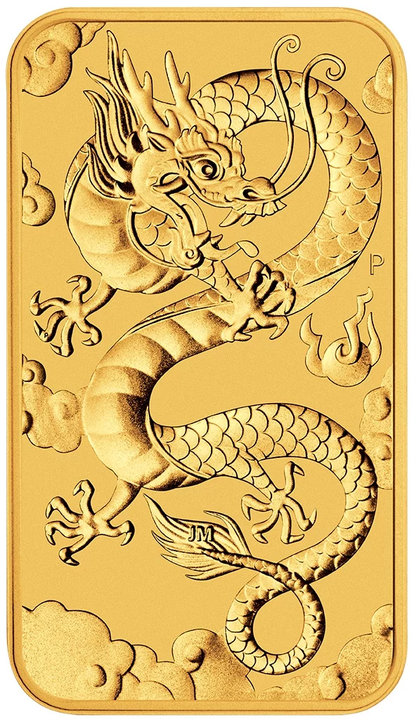 2020 1oz Dragon Rectangle bar - Up to €3,741 - Sell Gold Bullion ...